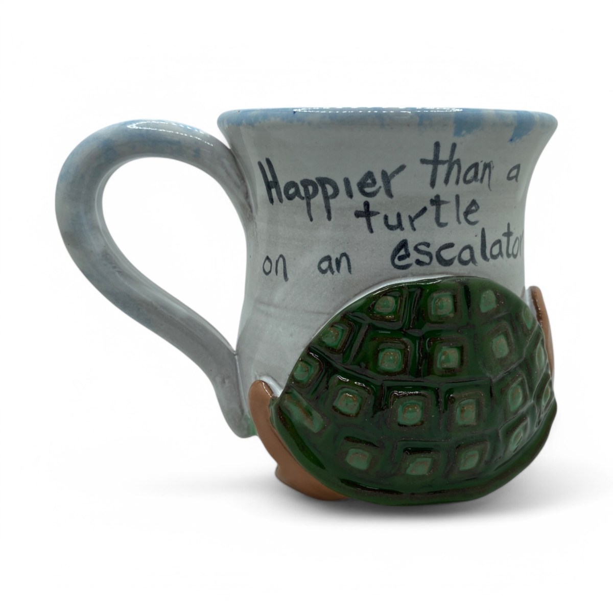 Happier Than A Turtle On an Escalator